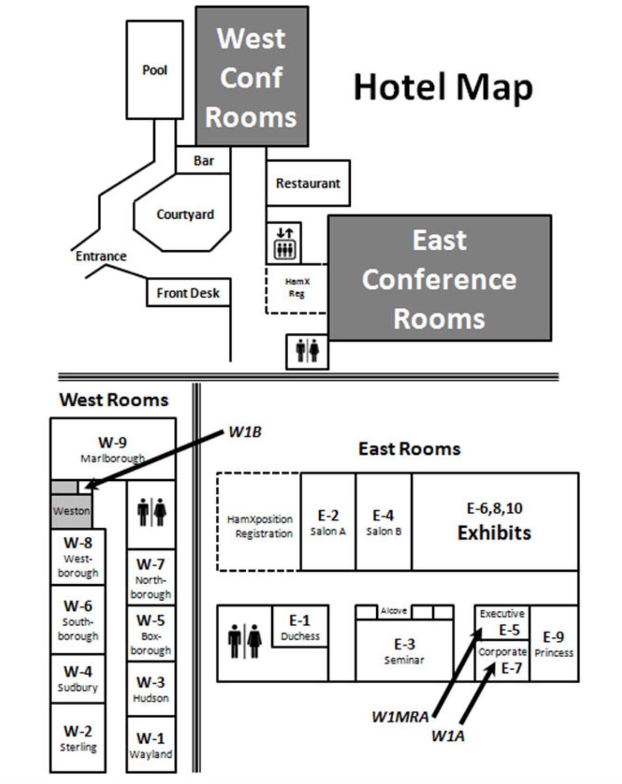 Convention Maps – Northeast HamXposition™